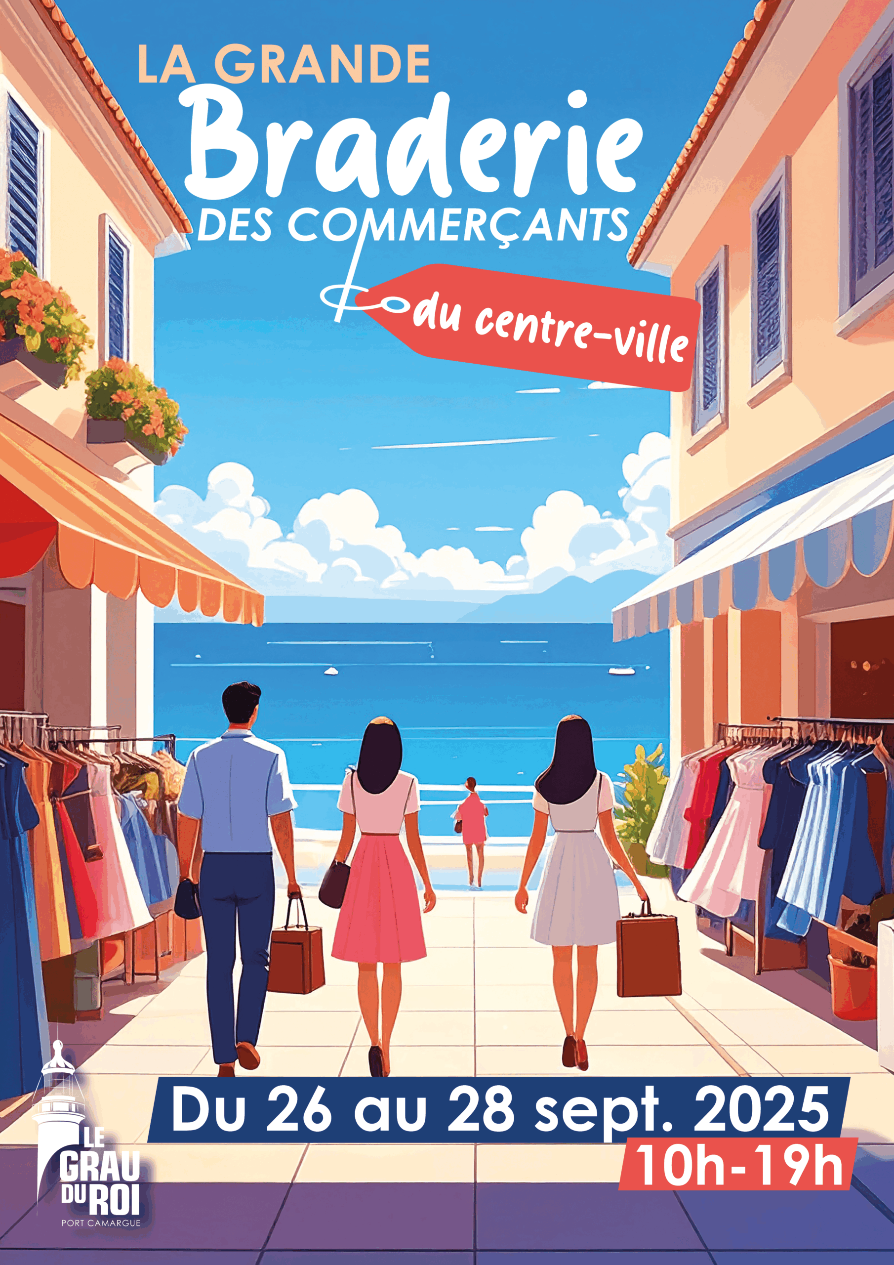 Illustrations Affiches Ff83 Grande Braderie D Et 233 Bandol Aout 2024