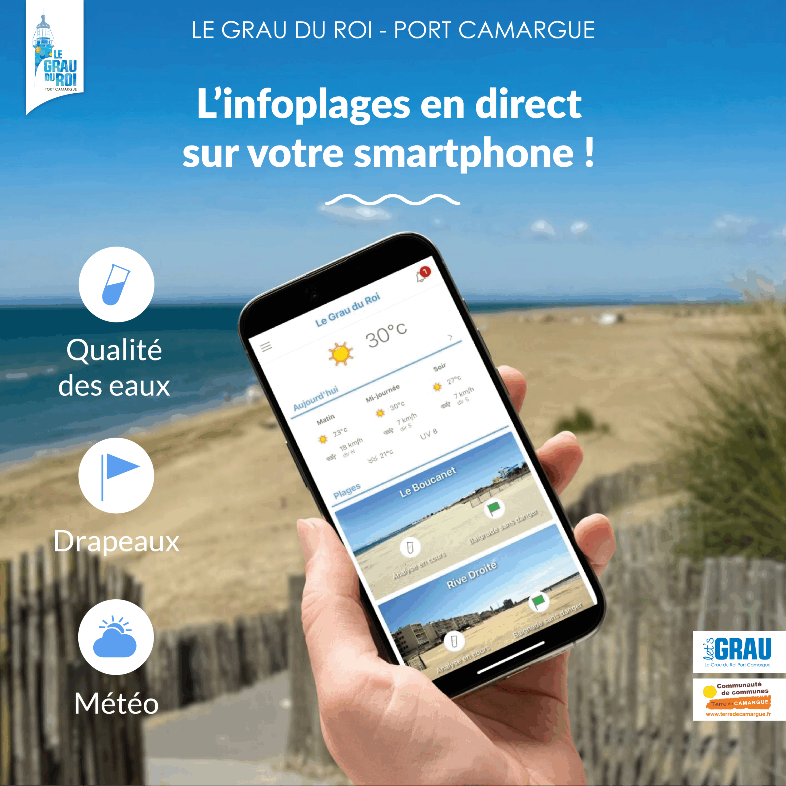 « Infoplages » : une appli pour tout savoir sur les plages Graulennes ...